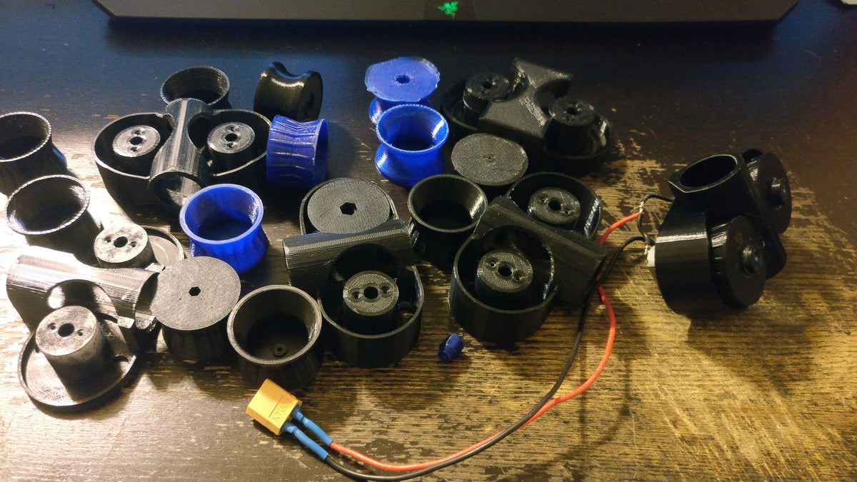Fully 3D printed HIR flywheel & cage project – Foam Technician