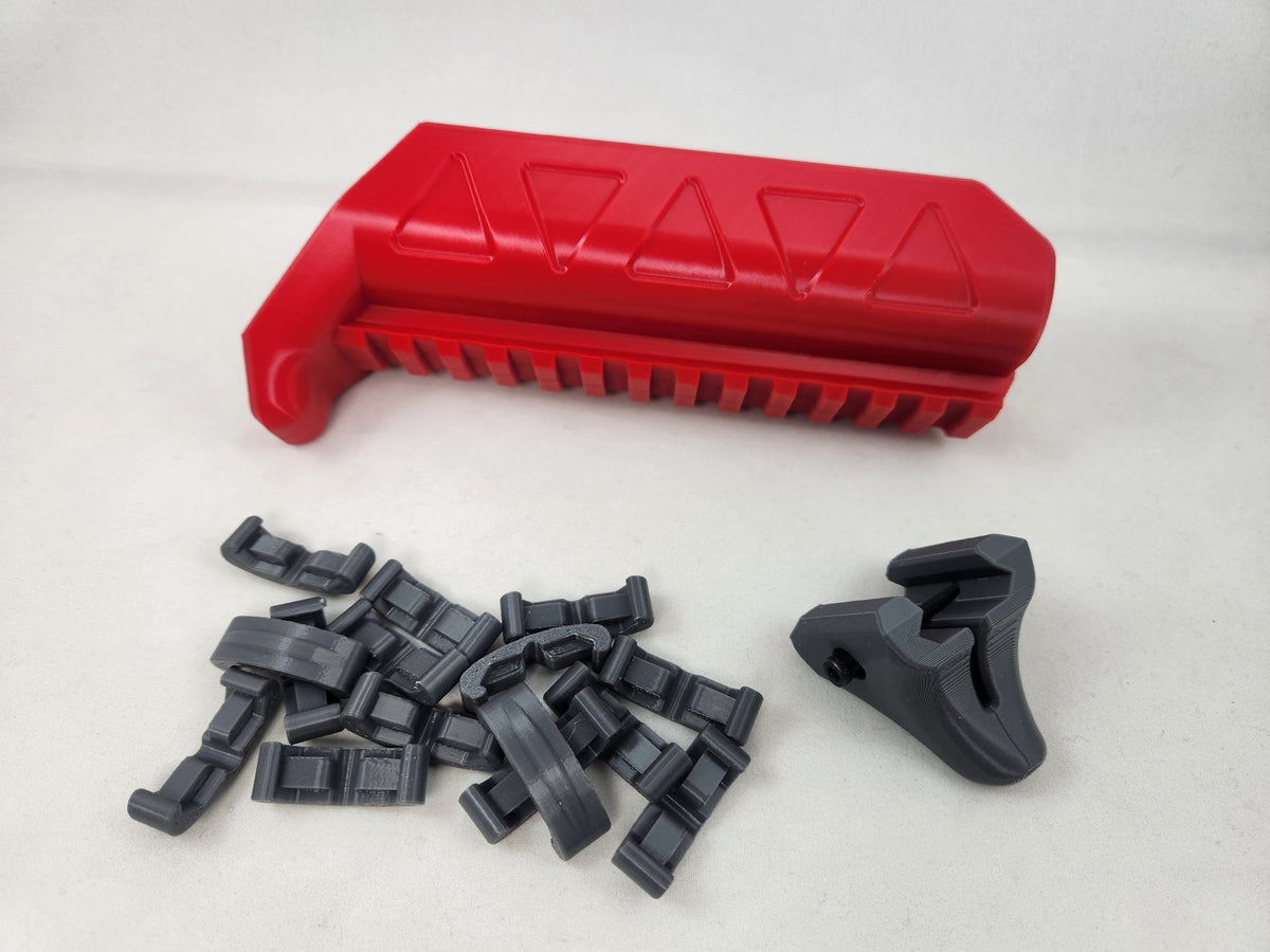 Gelfire Raid Hybrid Picatinny Pump Grip (Digital Files) – Foam Technician