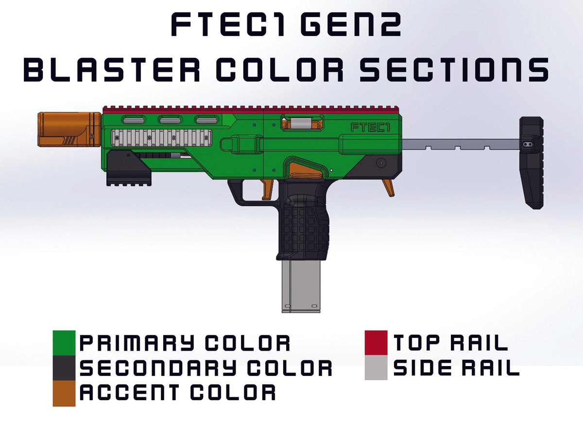 FTEC1 Gen2 Custom Fully Assembled Blaster – Foam Technician